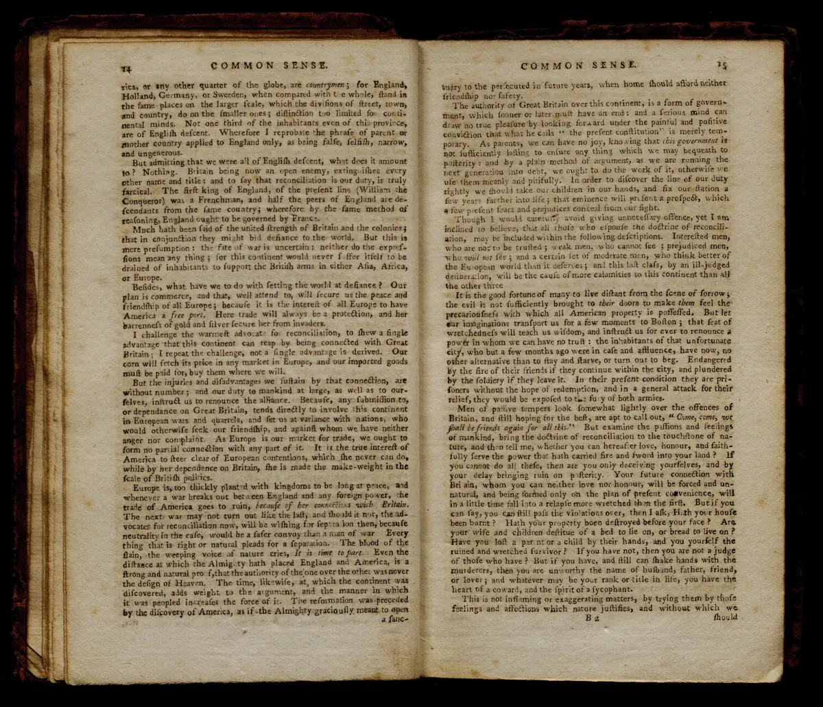 Common Sense, 1776 | Hamilton Education Program